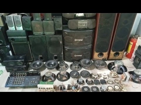 Vỏ thùng Calisure, cassette Sony, bass 30, 25, 20, combo amply,loa kẹo ...