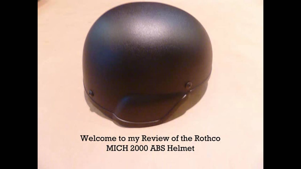 Tactical Gear Spotlight: Rothco ABS MICH 200 Helmet Review - YouTube