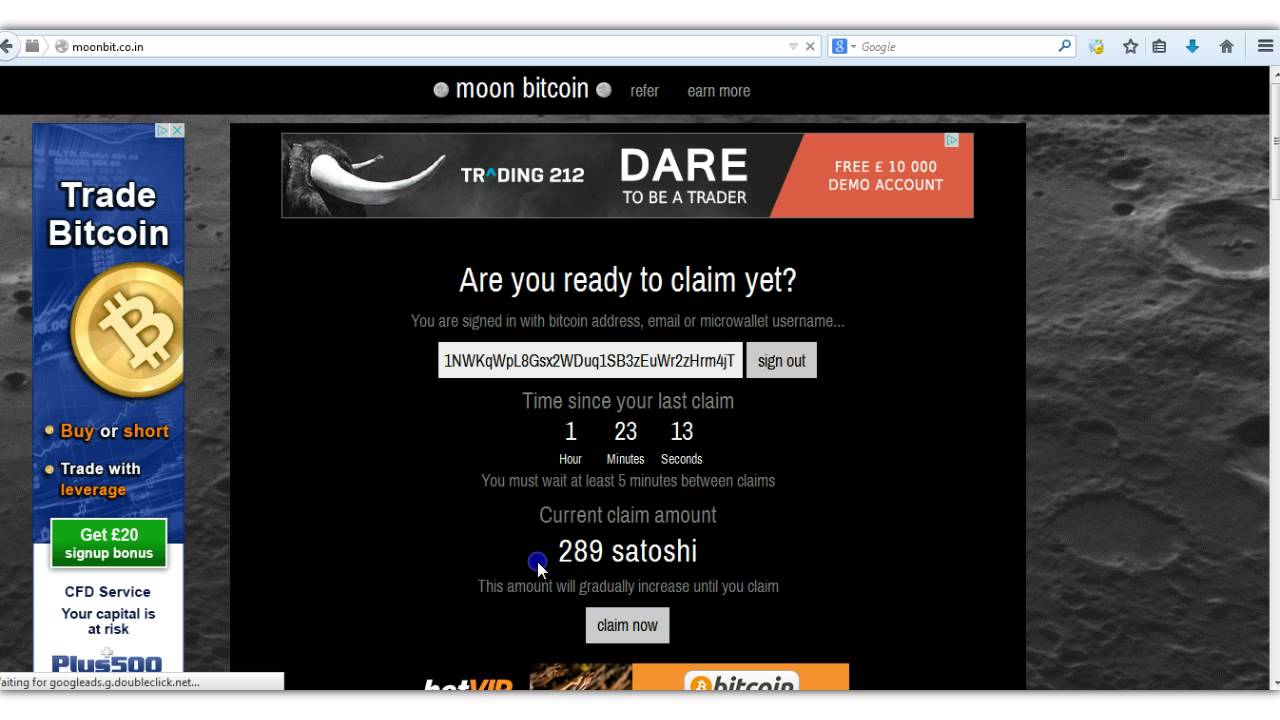 Moonbit: Unlimited Free Bitcoins - YouTube