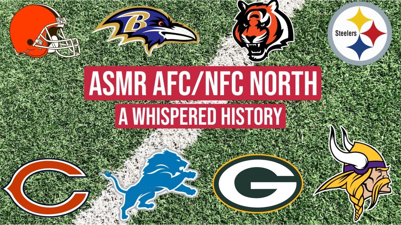 ASMR NFL History | AFC & NFC North Teams (Whispered & Relaxing) - YouTube