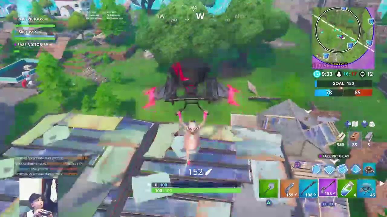 Fortnite facecam gameplay - YouTube