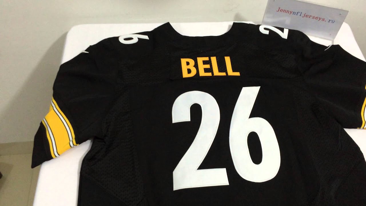 num1huskerfan1's:Pittsburgh Steelers #26 Le'veon Bell Black Elite ...