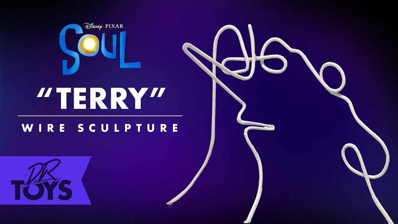Wire Sculpture of Terry from Disney • Pixar's Soul - How to - YouTube