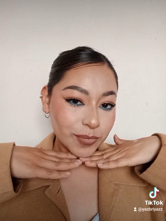 maquillaje social simple 🥰 ️💙 #maquillaje#maquillajeduradero #makeup# ...