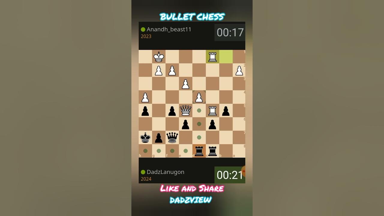 ONE MINUTE BULLET CHESS - YouTube