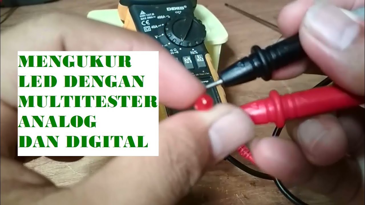 Cara cek lampu LED (LIGHT EMITTING DIODE) BY Elektronik Modular - YouTube