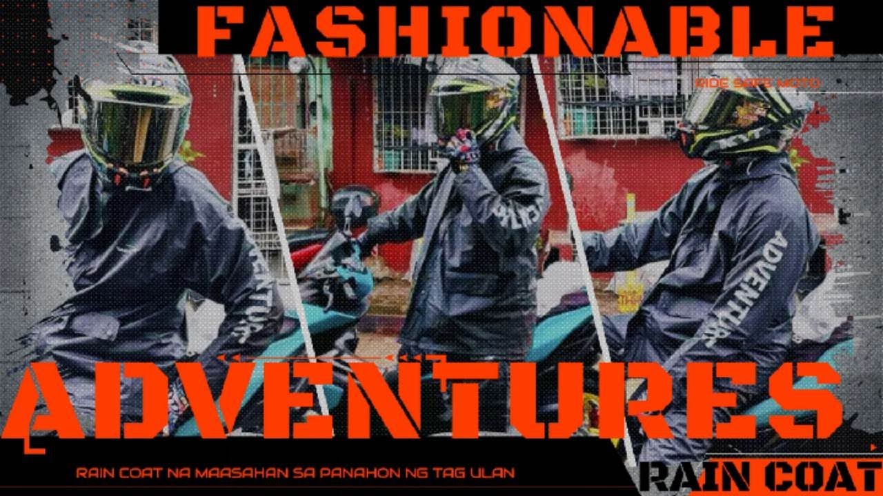 ADVENTURES RAIN COAT | USAPANG KAPOTE MUNA TAYO GUYS!!! - YouTube