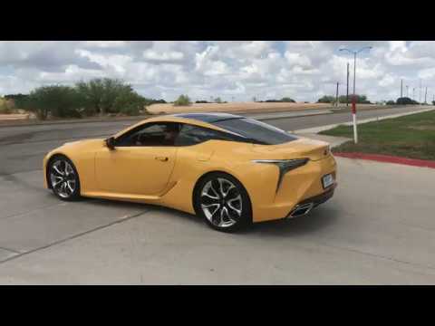 Flare Yellow Lexus LC500 w/ ARMYTRIX Variable Valve Controlled Exhaust ...