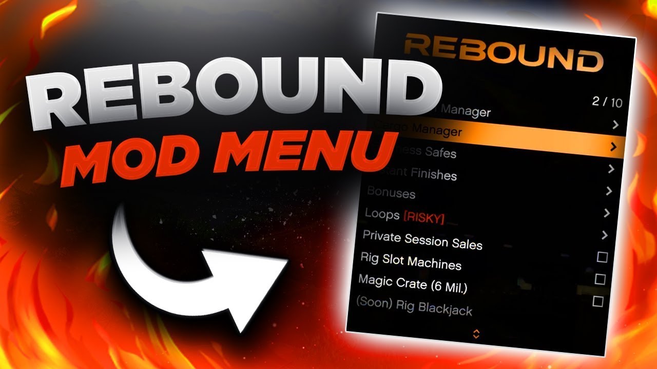 Rebound Mod Menu Gta 5 online Review - YouTube