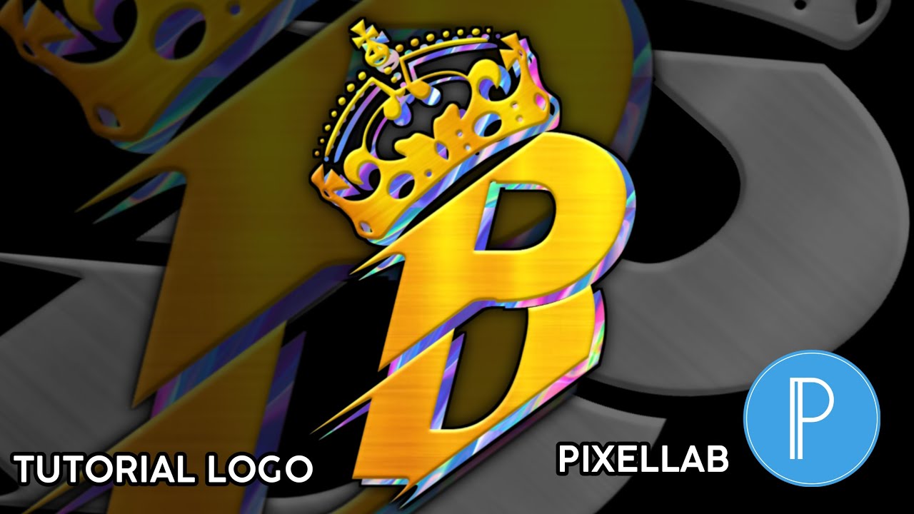 Cara membuat logo, inisial nama,di apk pixellab,keren dan simpel - YouTube