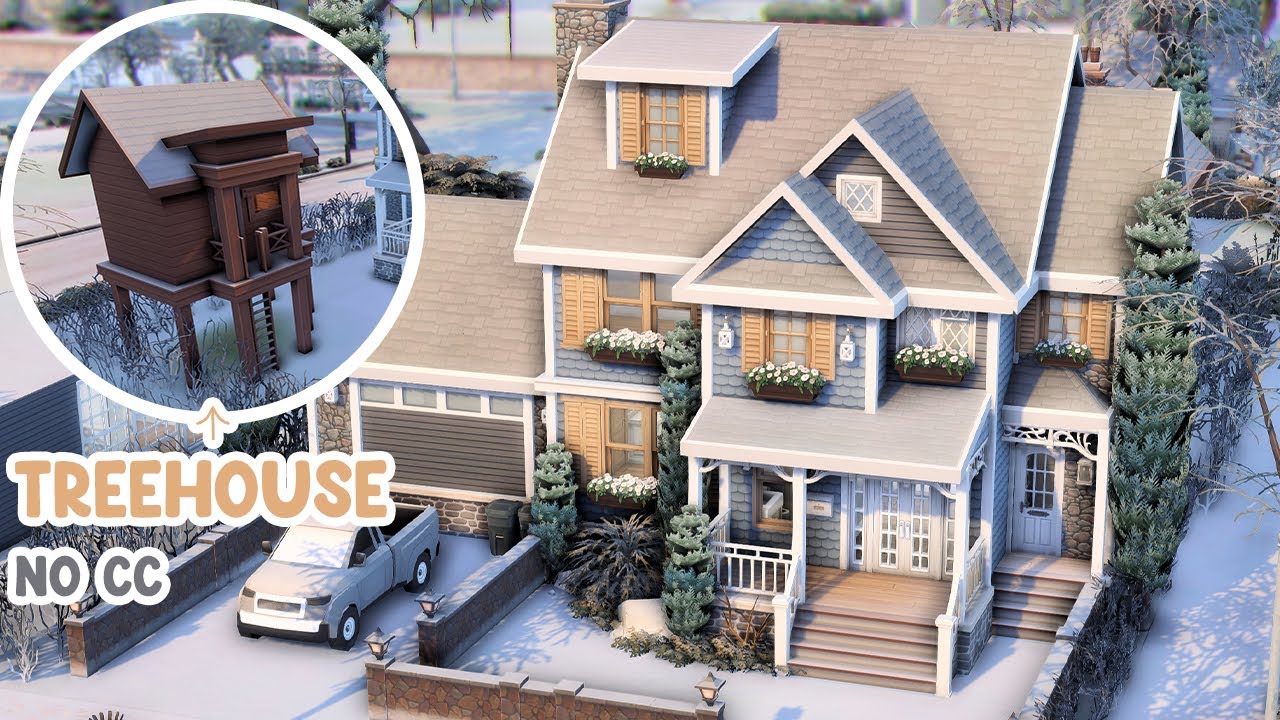 Realistic Family Home ️ The Sims 4 Speed Build - YouTube