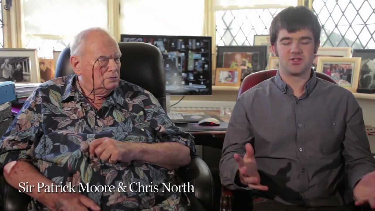Sir Patrick Moore talking about his new book, The Sky at Night - YouTube