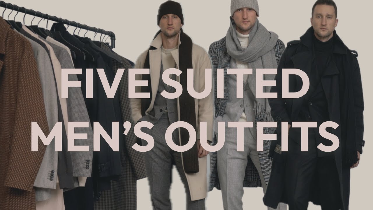 5 Men's Suits for Fall | Dressed Up Outfit Inspiration - YouTube