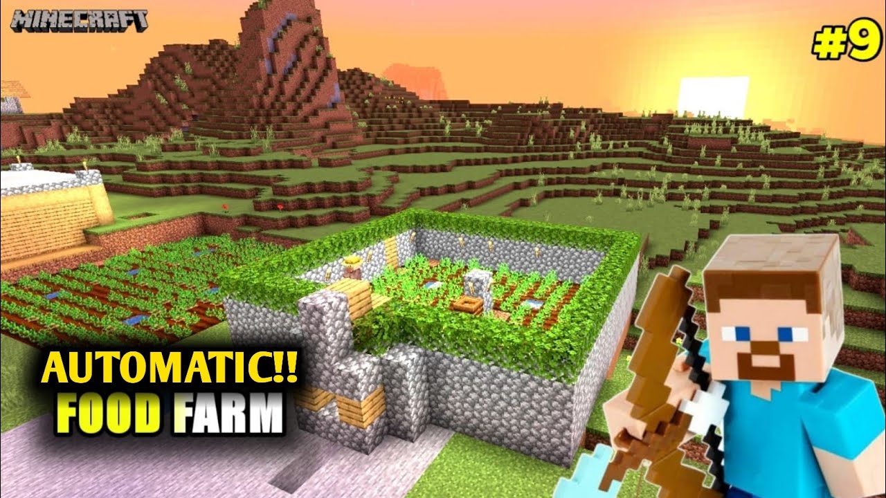 I Made ULTIMATE FOOD FARM In minecraft survival - YouTube