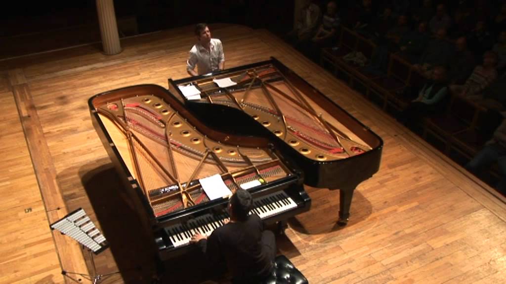 John Law/Gwilym Simcock two pianos Barber Blues - YouTube
