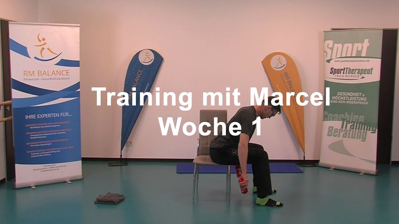 Training mit Marcel, Woche 1 - Sitzmöbel sind auch Trainingsgerät - YouTube