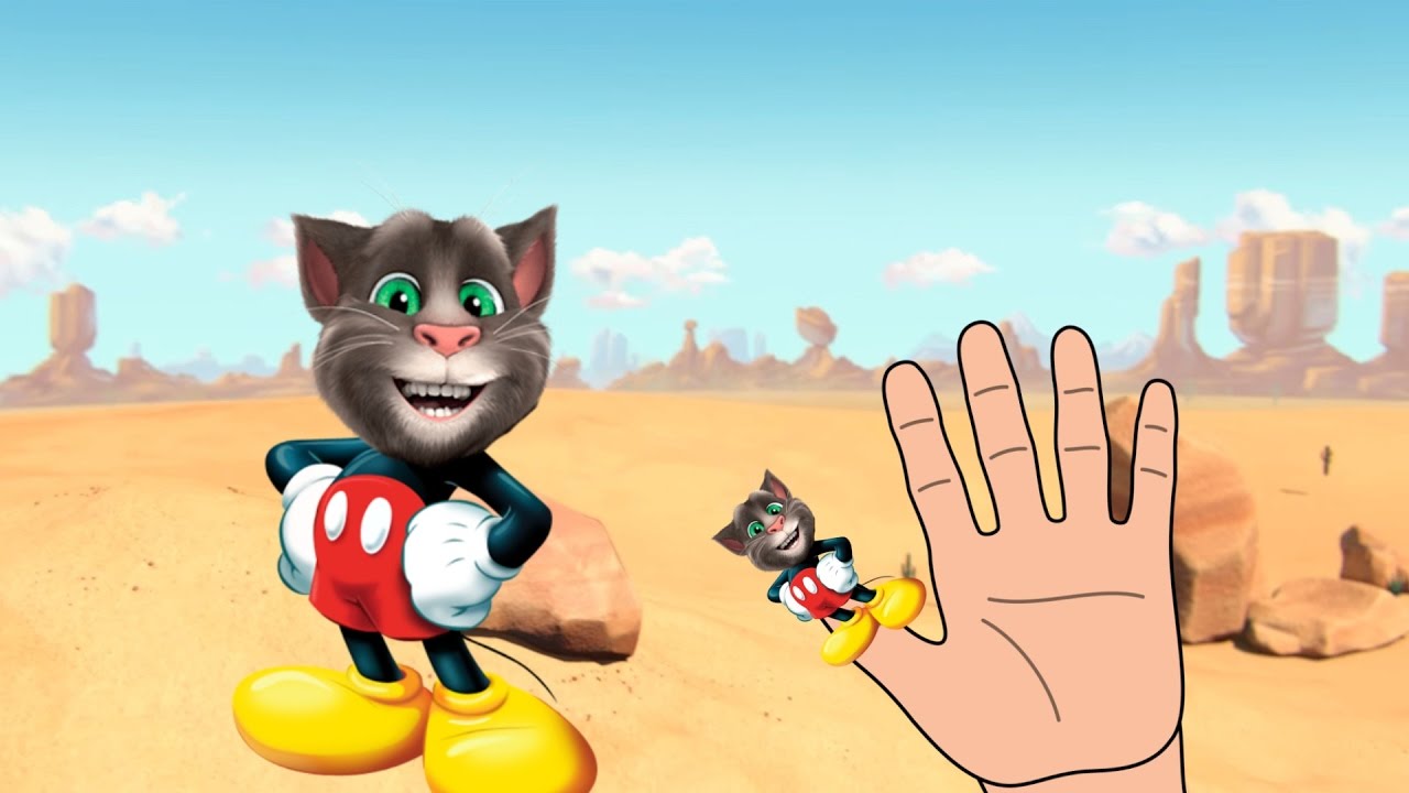 Mickey Mouse Talking Tom Finger Family Songs - Mickey Mouse Finger ...