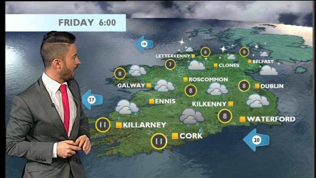 Deric Ó h’Artagáin Weather Presenter - YouTube