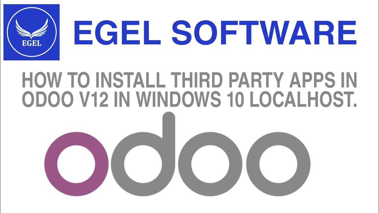 How to install third party apps in Odoo V12 in windows 10 localhost ...