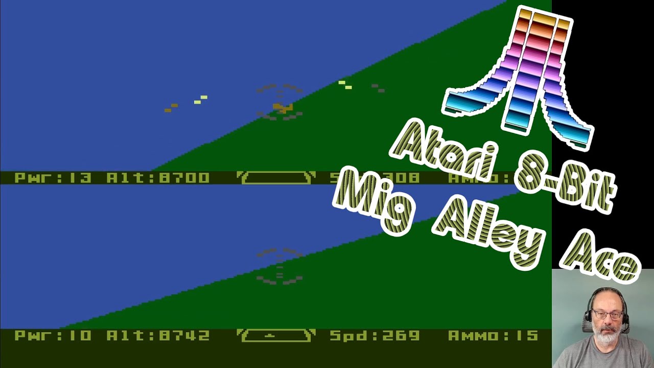Atari 8-Bit Game Play, Mig Alley Ace - YouTube