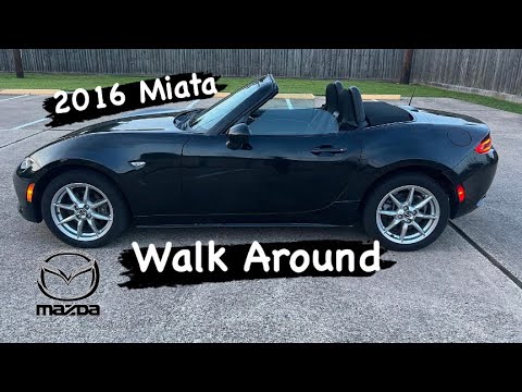 2016 Mazda MX-5 ND Miata - Walk Around - Exterior - Interior - Engine ...