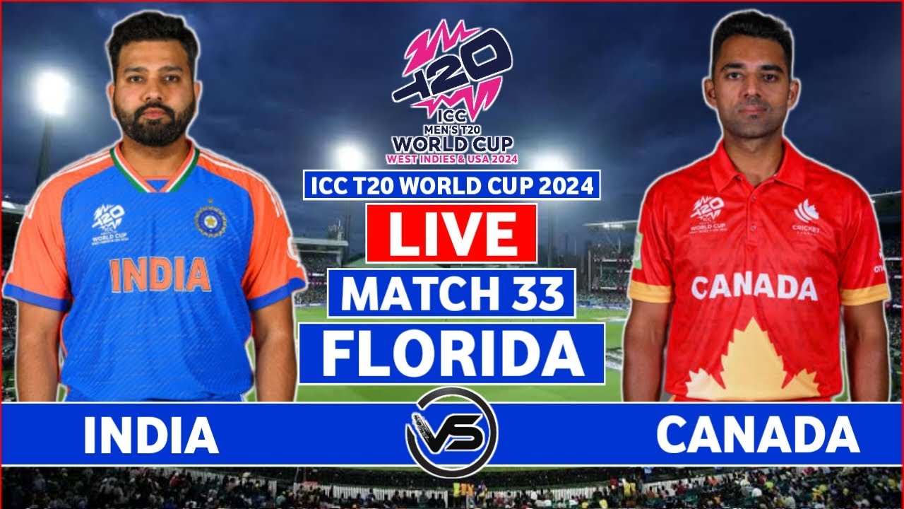 ICC T20 World Cup 2024 Live: India vs Canada Live | IND vs CAN Live ...
