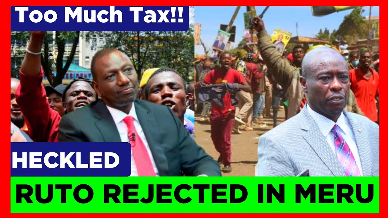 Tumechoka!! Ruto HECKLED and REJECTED in Meru by Angry Gachagua ...
