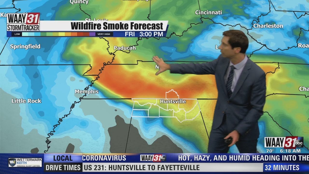 Rob Elvington's Friday, July 23 North Alabama Weather Forecast - YouTube