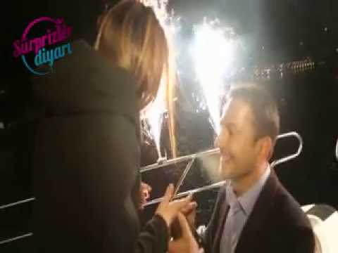 sürpriz evlilik teklifi Baki & Ayşe