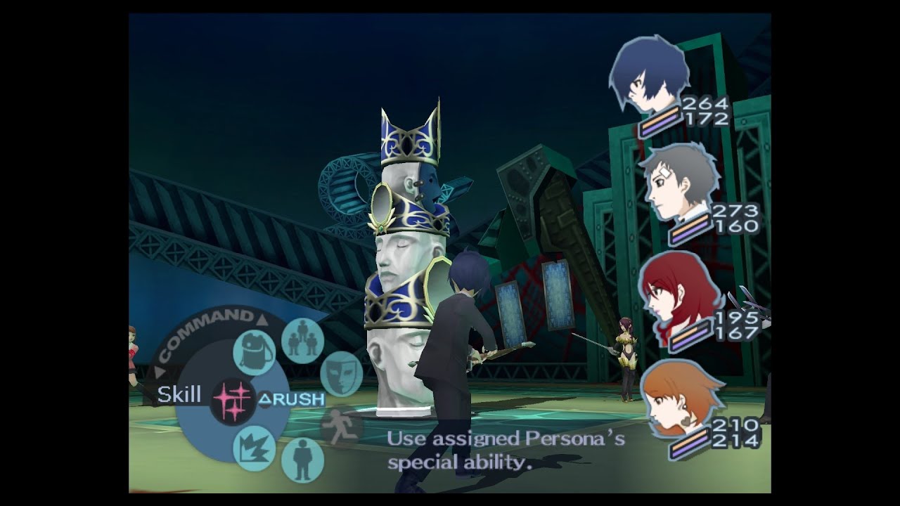 Another boss fight in Persona 3 FES Ps2 Emulator - YouTube