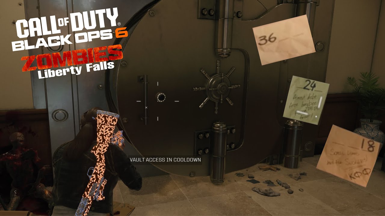 Liberty Falls Vault Codes Easter Egg | Call Of Duty: Black Ops Zombies ...