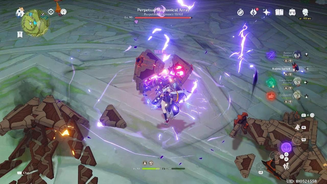 Raiden Shogun 1.27 MILLION Burst vs SUMERU Perpetual Mechanical Array ...