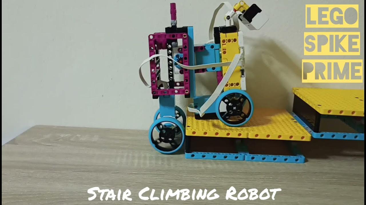 Lego SPIKE Prime - Stair Climbing Robot - YouTube
