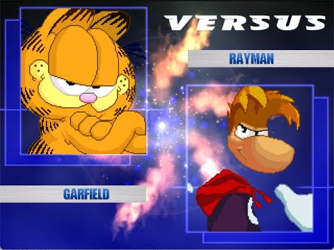 Mugen Battle Rayman vs Garfield - YouTube