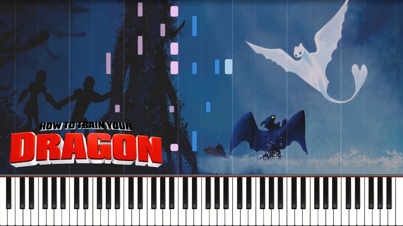 Romantic Flight - How to Train Your Dragon Piano Cover | Sheet Music ...