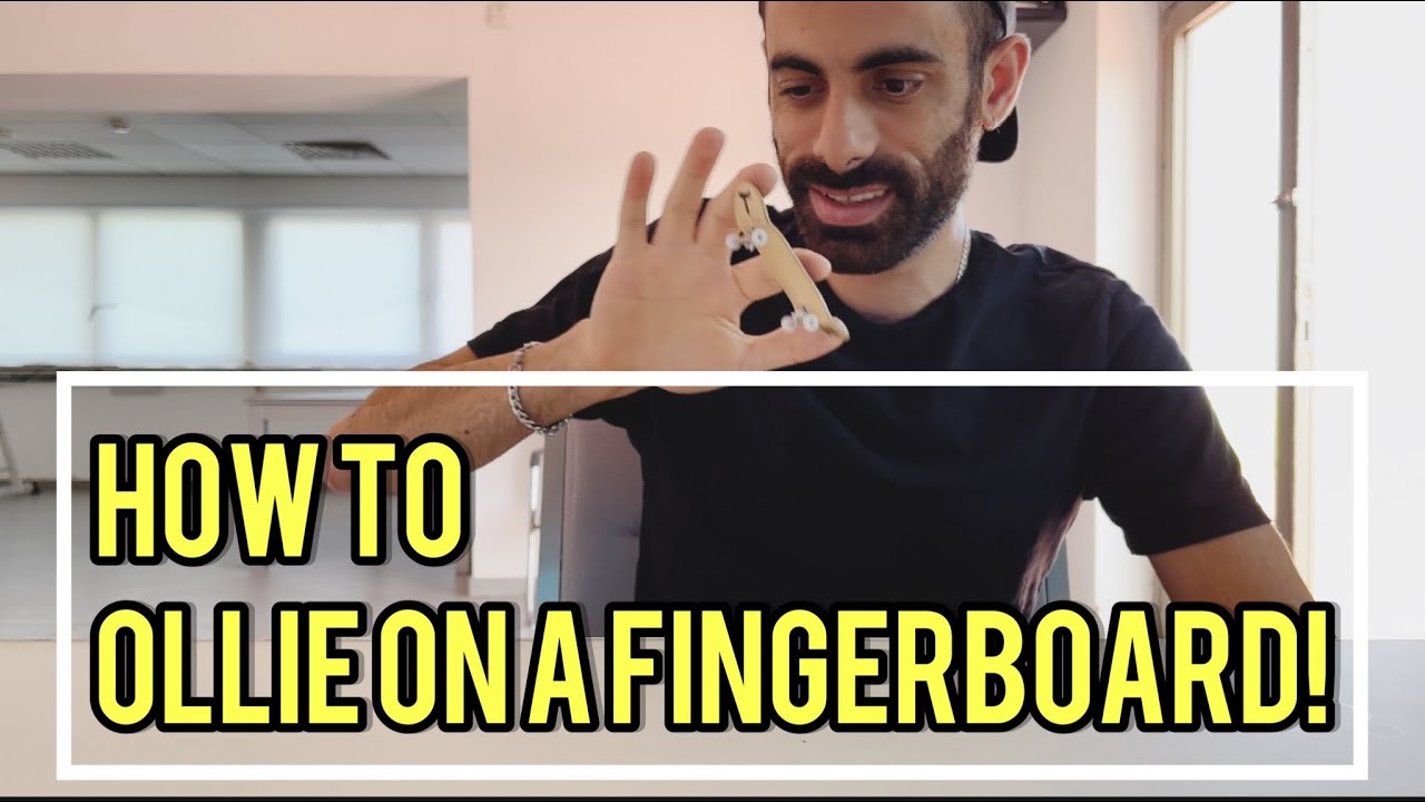 Fingerboarding Tutorials | Lesson No.1 The Ollie ! Quick & Simple ...