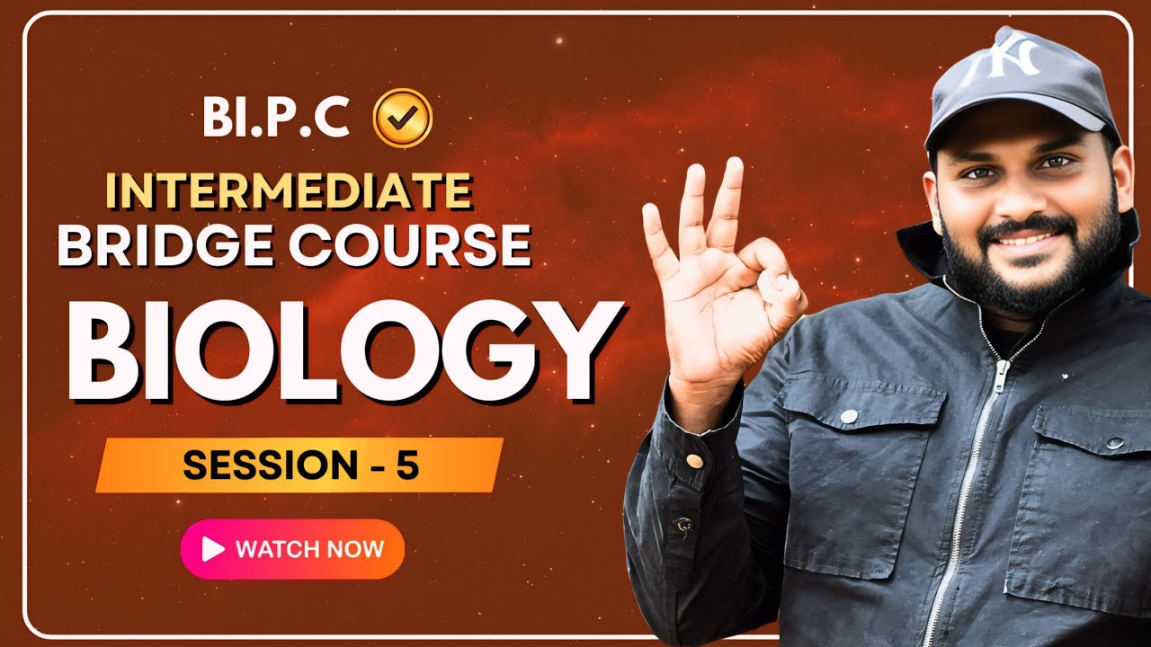 Inter 1st year BRIDGE COURSE // BIOLOGICAL CLASSIFICATION (BOTANY ...