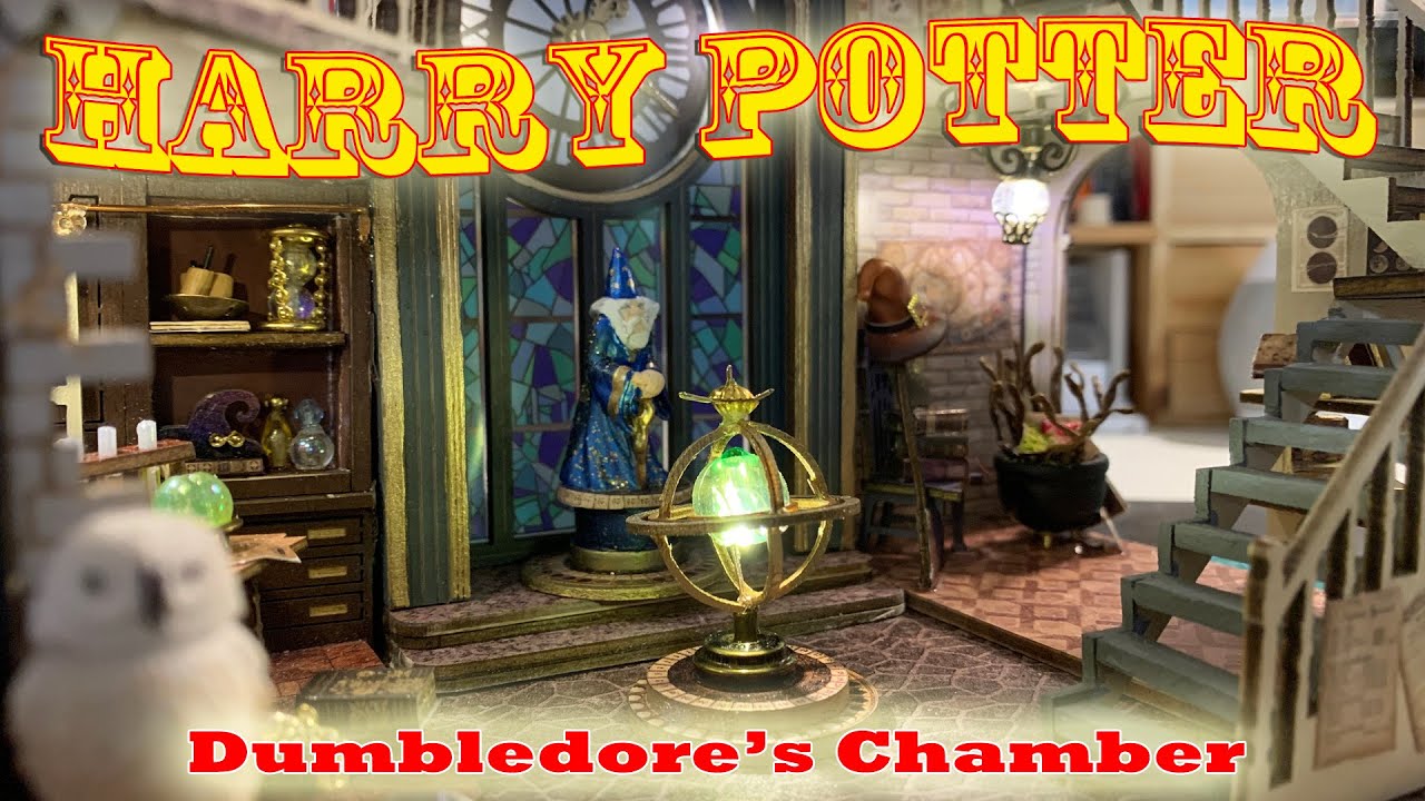Dumbledore's Chambers at Hogwarts School - Karyn's laser-cut model ...