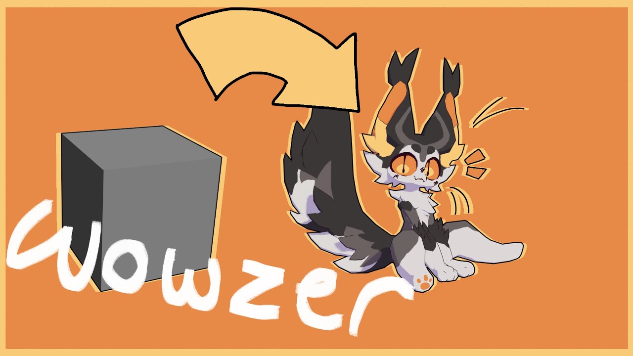 Little kitty guy 3D speed modelling - YouTube