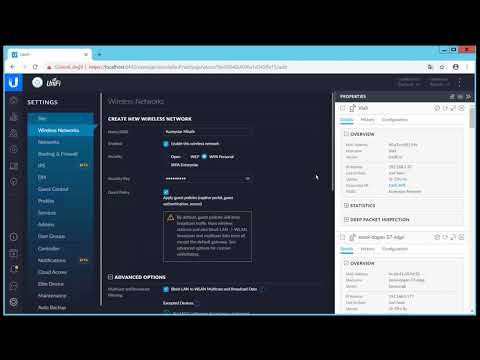 Unifi Controller Yeni SSID oluşturma Ubiquiti Networks