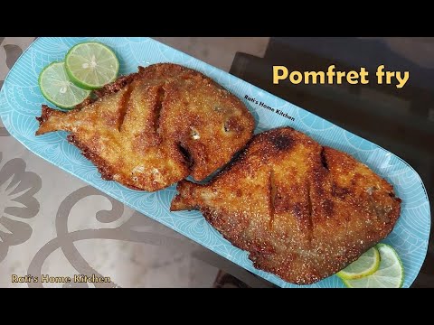 মুখরোচক পমফ্রেট ফ্রাই || Pomfret fry recipe in bengali || Indian ...