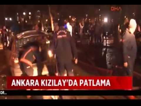 Son dakika! Ankara Kızılay'da büyük patlama 13.03.2016