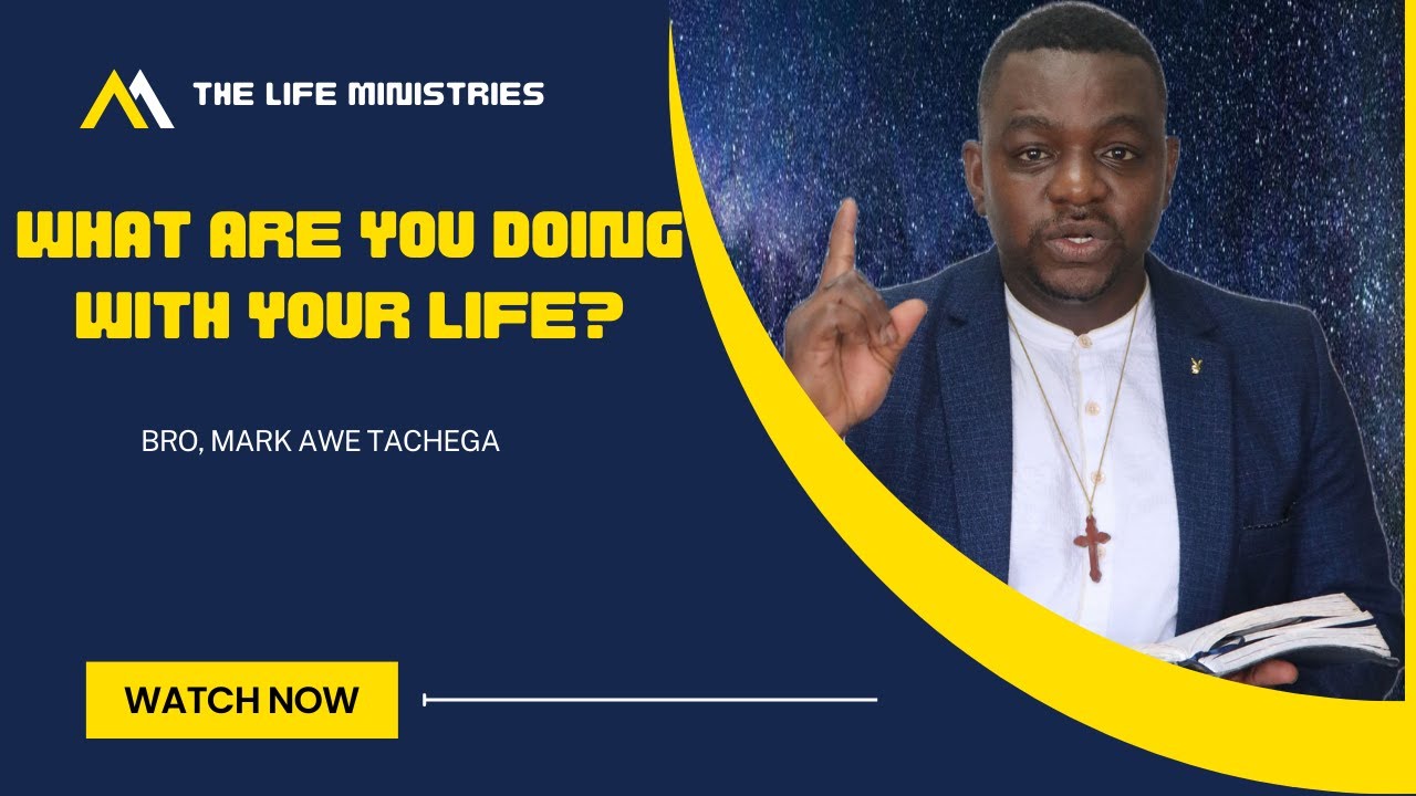 What Are You Doing With Your life? With Bro Mark Awe Tachega (PhD ...