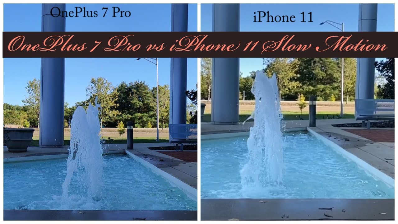 OnePlus 7 Pro vs iPhone 11 Slow Motion Video Samples - YouTube