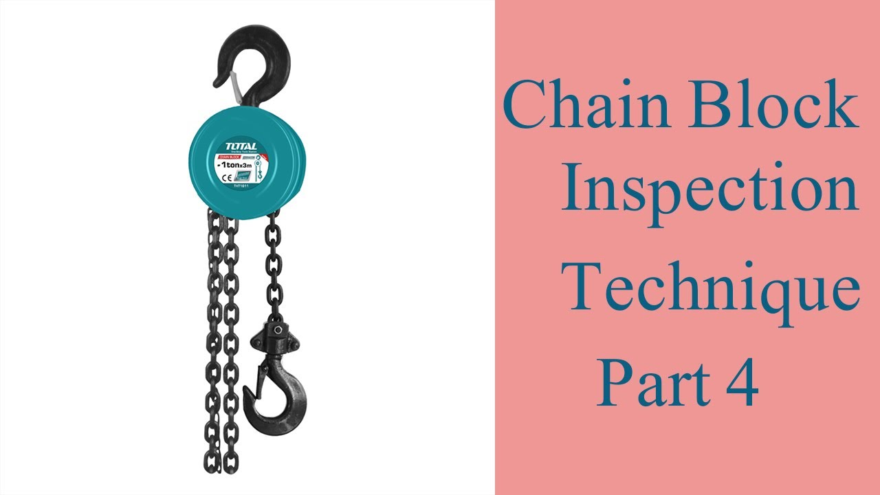 chain block inspection method part 4 - YouTube
