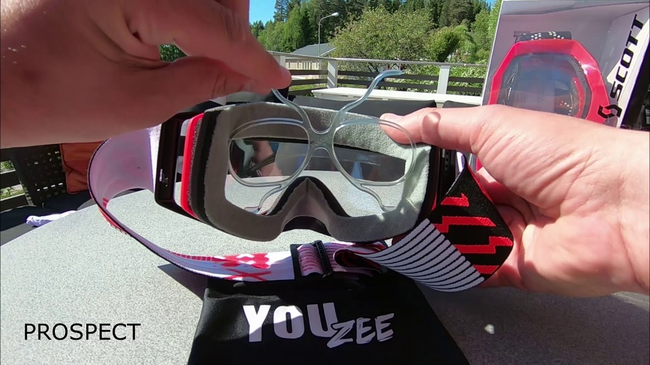 YouZee Clip In - instead of glasses under your goggles! - YouTube