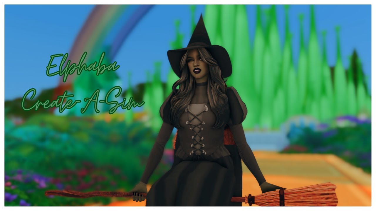 Elphaba Create-A-Sim (Wicked) - YouTube