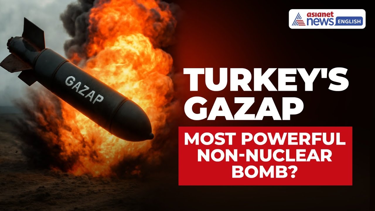 Turkey's 970kg Gazap Bomb: World's Most Powerful Non-Nuclear Bomb ...