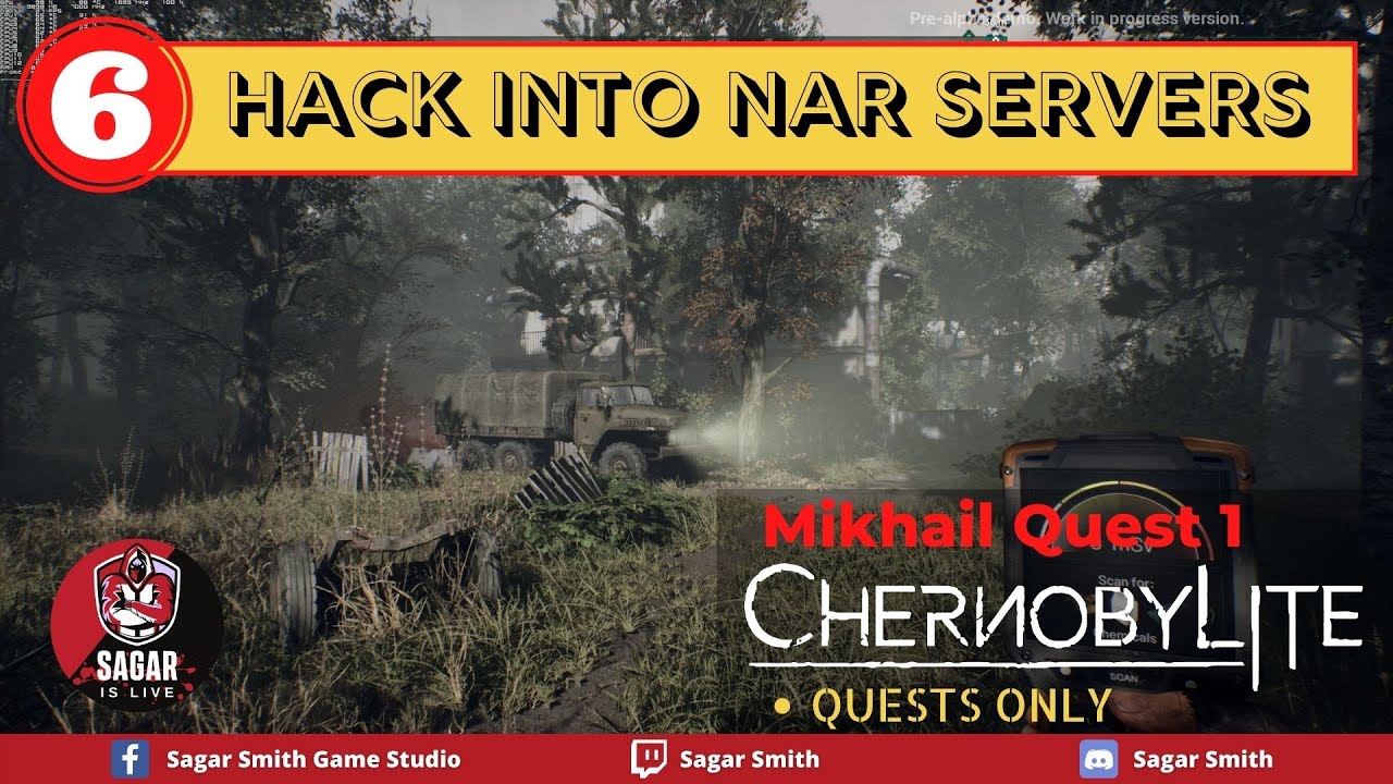 Chernobylite Mikhail Quests 1: Hack into NAR Servers | Chernobylite ...