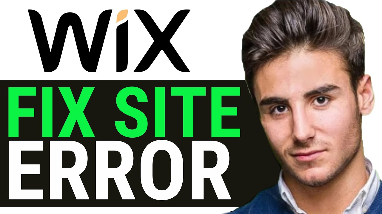 HOW TO FIX WIX SITE ERROR 2024 - YouTube